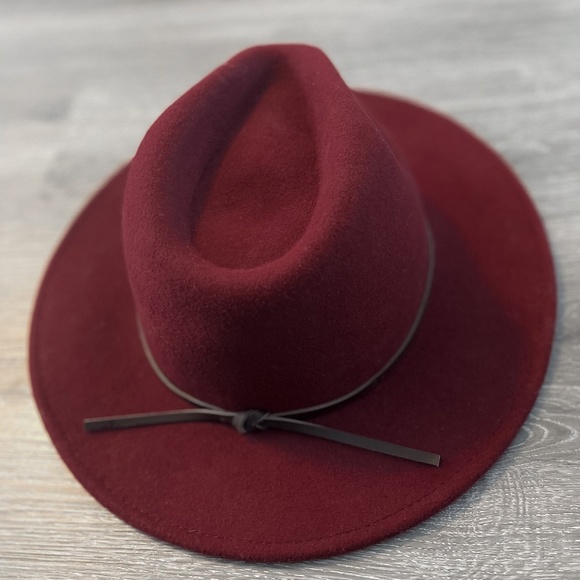 cc exclusives | Accessories | Cc Exclusives Burgundy Wool Hat | Poshmark